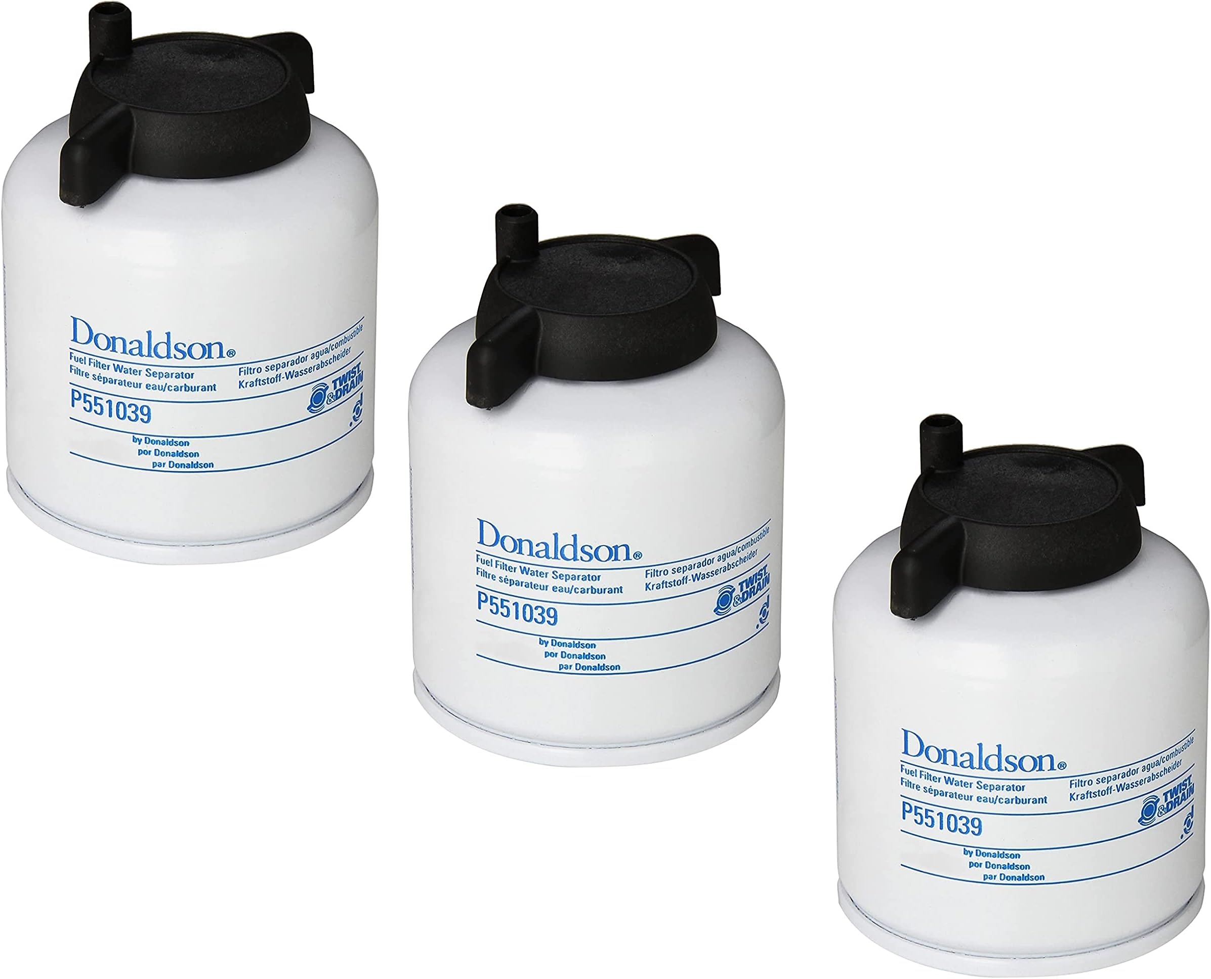 Amazon.com: FS19763 Fleetguard Fuel Water Separator (Pack of 2 ...