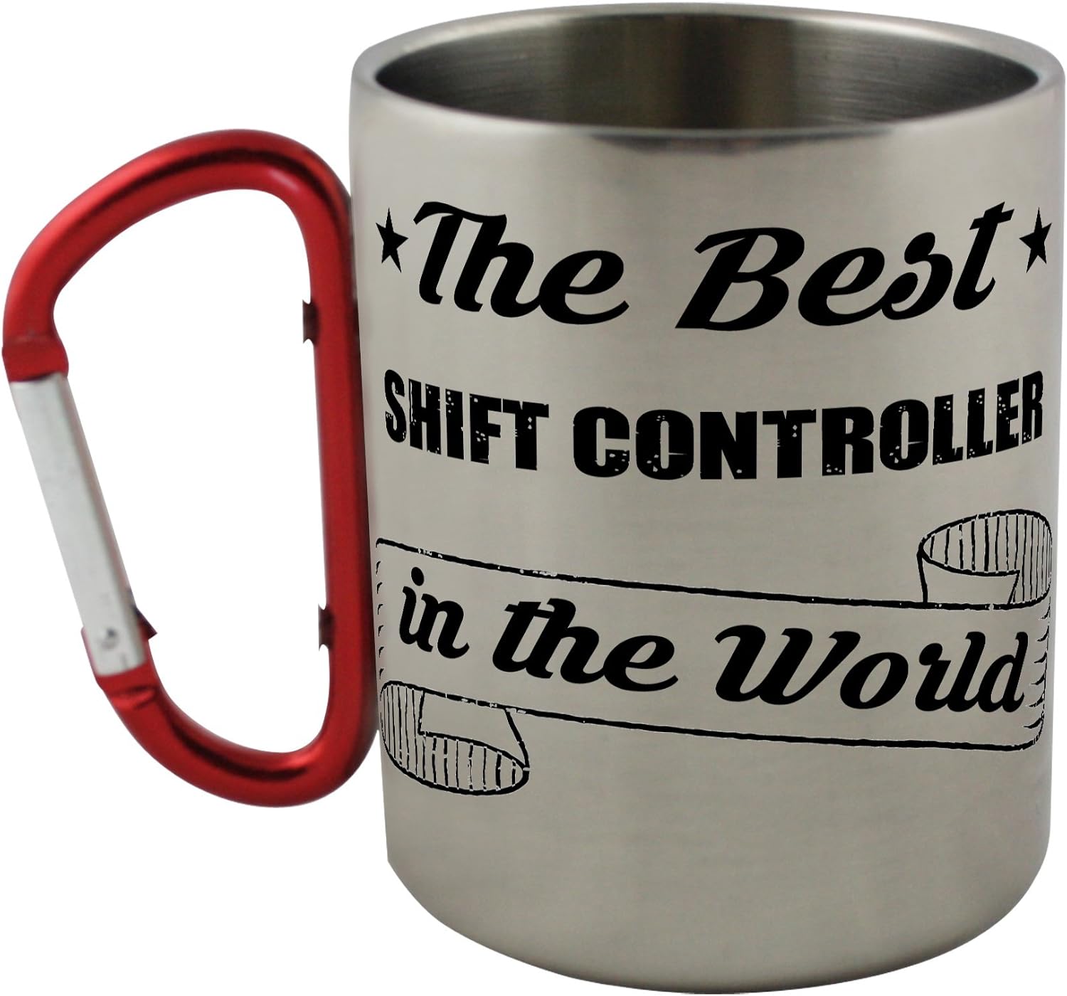 Amazon.com | Stainless steel mug with carabiner handle with THE BEST ...