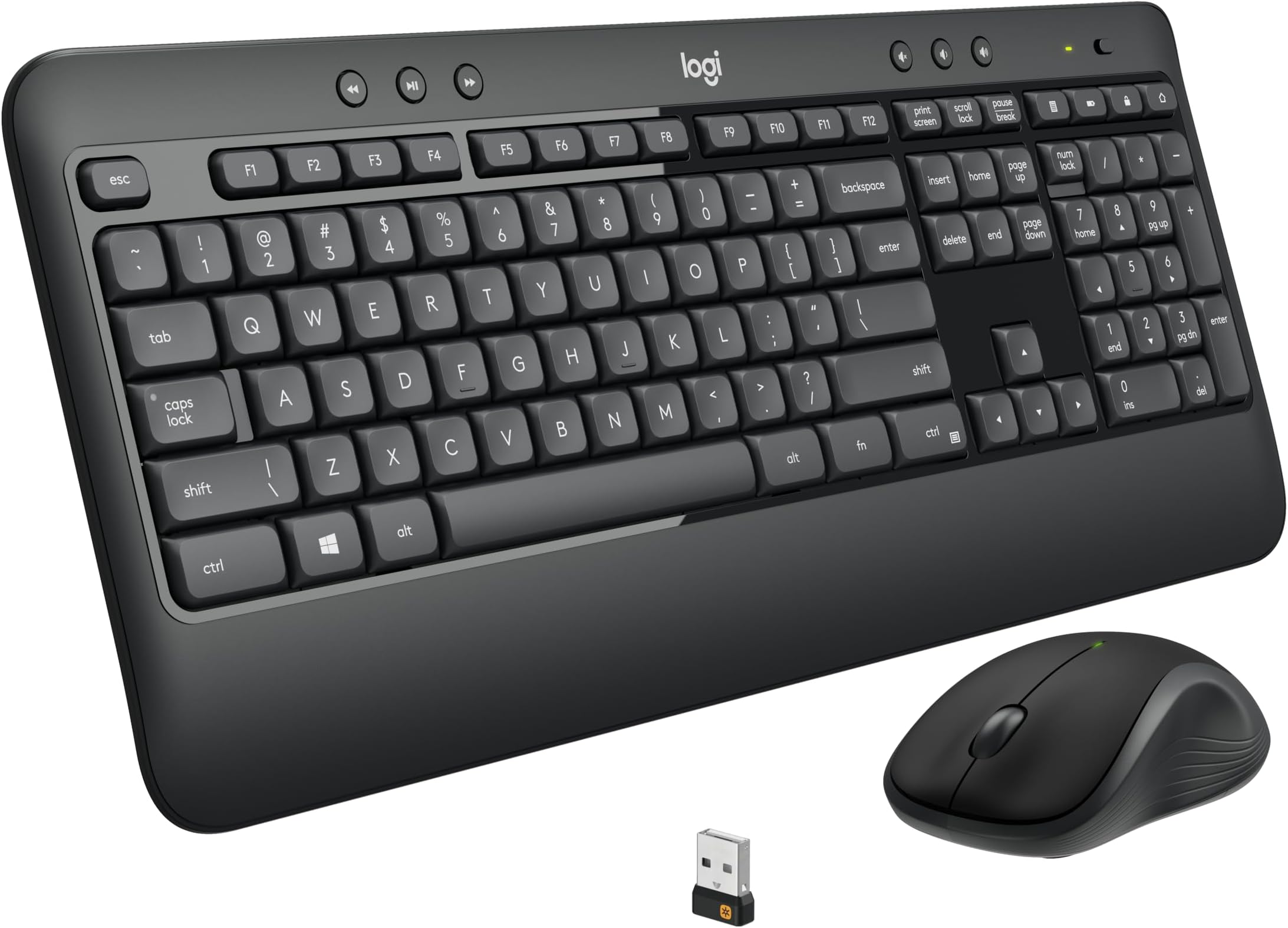 Amazon.com: Wireless Desktop MK320 Keyboard and Mouse by LOGITECH ...