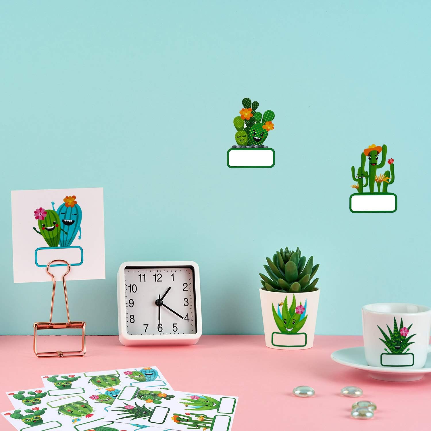 Buy Cactus Name Tags Cactus Cutouts 10 Styles Nameplate for Classroom ...