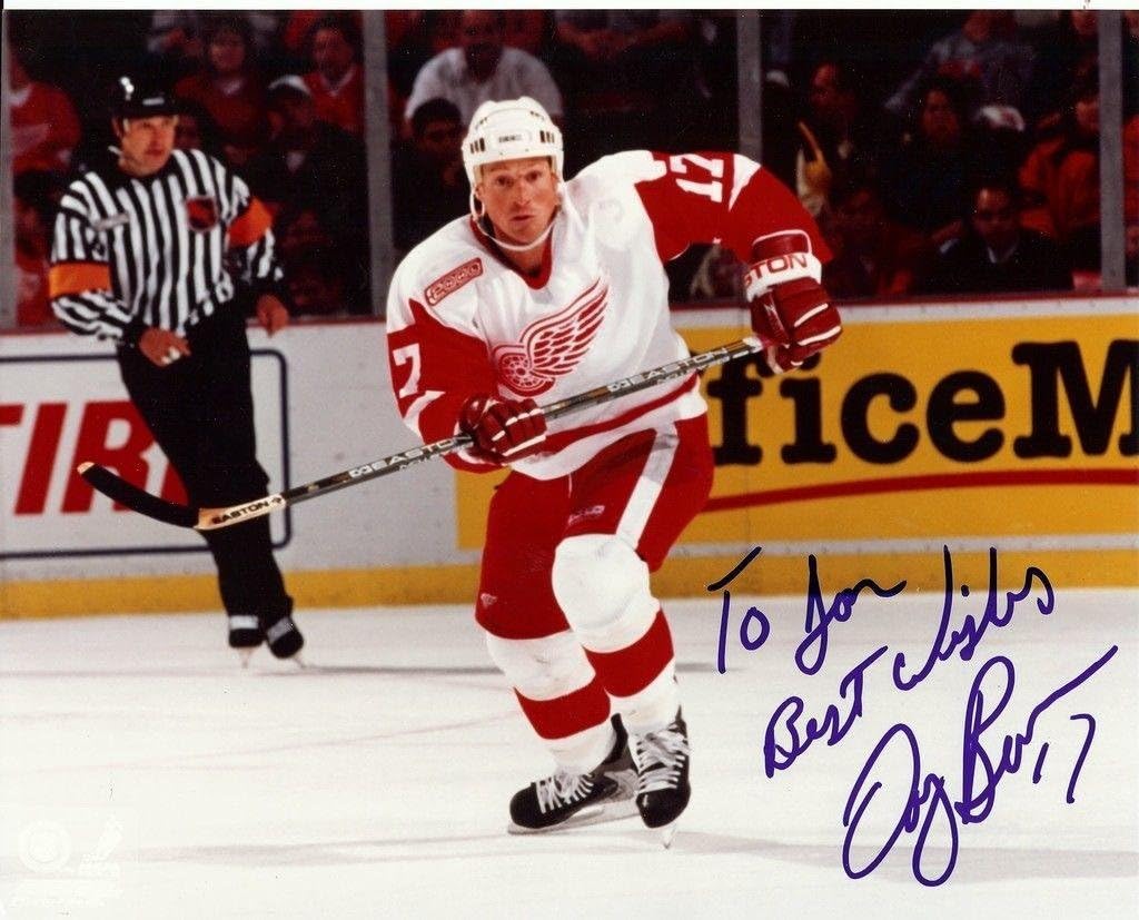 Doug Brown Signed 8x10 Photo 2000 Red Wings - Autographed NHL Photos at ...