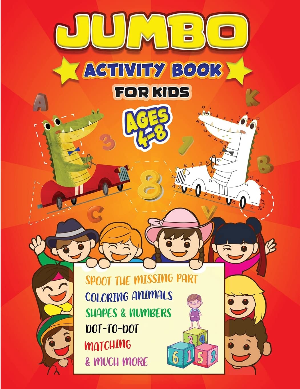 Jumbo Activity Book For Kids Best Workbook Ever Book Learning ...
