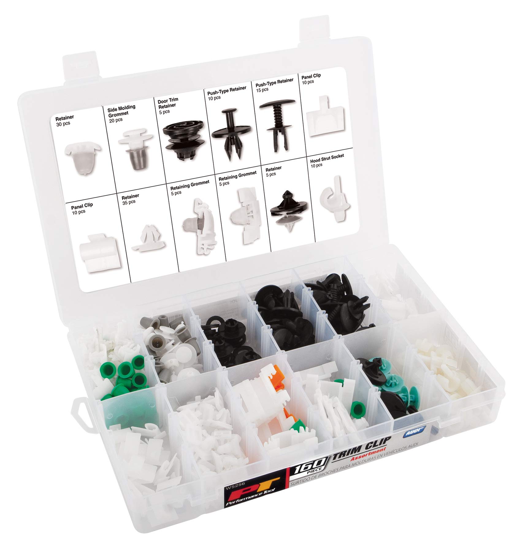 Amazon.com: Performance Tool W5256 160pc Volkswagen Trim Clips| Trim ...