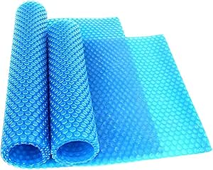 Amazon.co.jp: プール カバー プールの蓋 幅1m 2m 3m 4m 5m 6m 7m 8m 9m 10m 大型 水に浮かぶソーラーブランケット ために プール 防塵カバー 青い ...