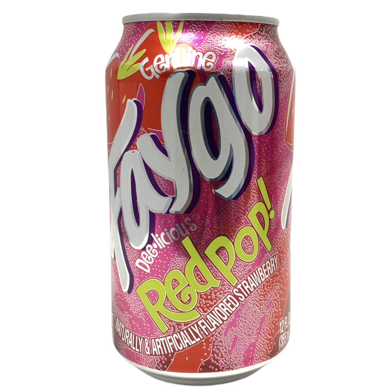 Buy Faygo Redpop! Strawberry Flavoured Soda 355ml (Pack of 12) Online ...