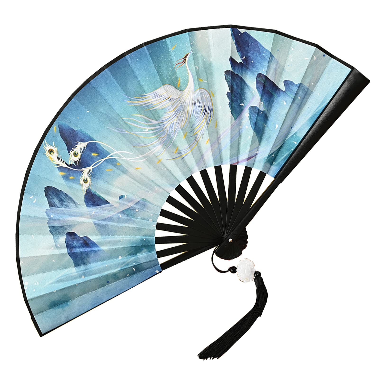 Amazon.com: 1Pc Folding Fan Handheld Fans Vintage Folding Hand Fans ...