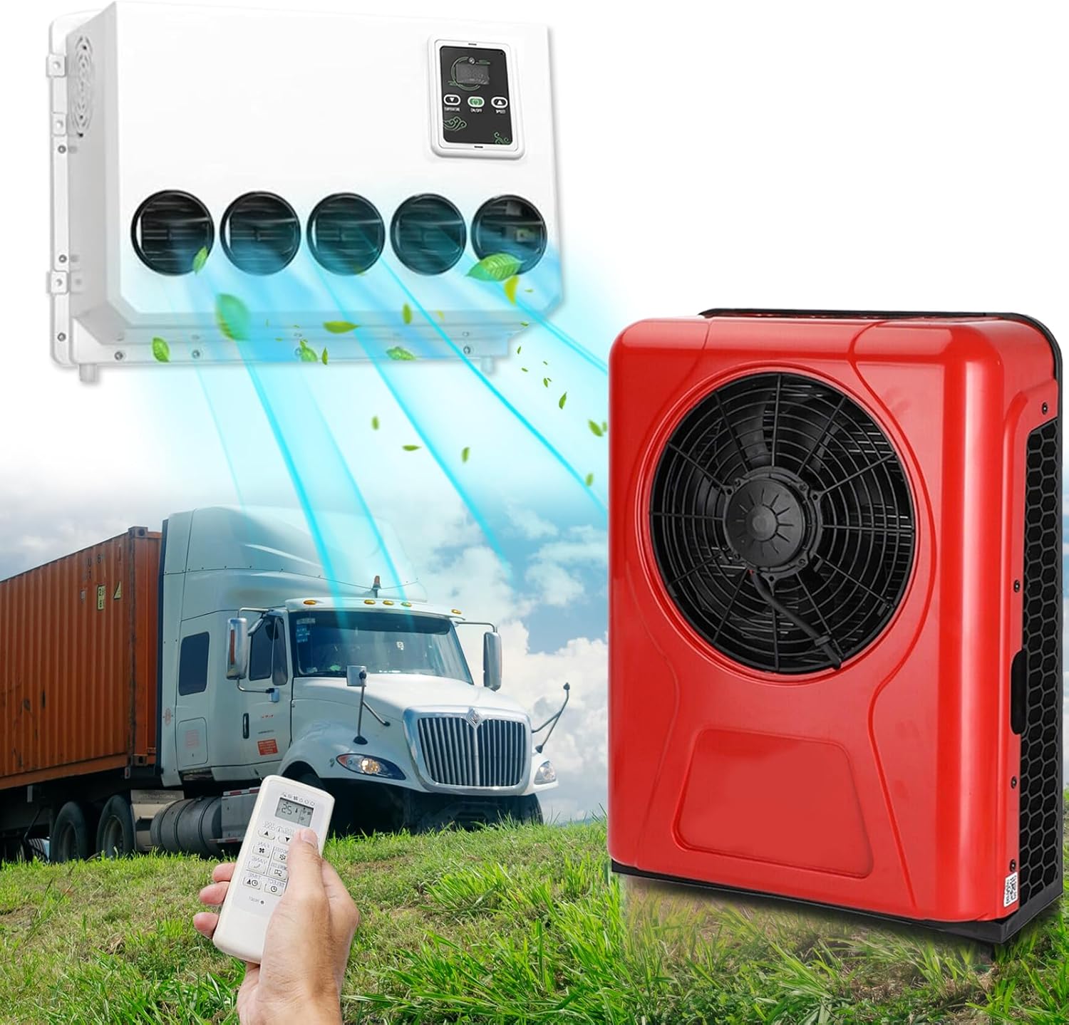 Amazon.com: 12V Air Conditioner 12000 BTU, 12 Volt DC Air Conditioner ...