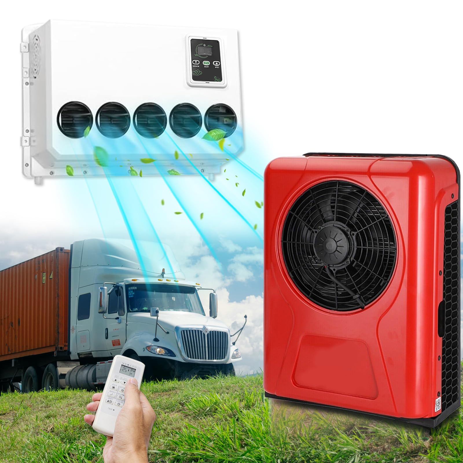 Amazon.com: 12V Air Conditioner 12000 BTU, 12 Volt DC Air Conditioner ...