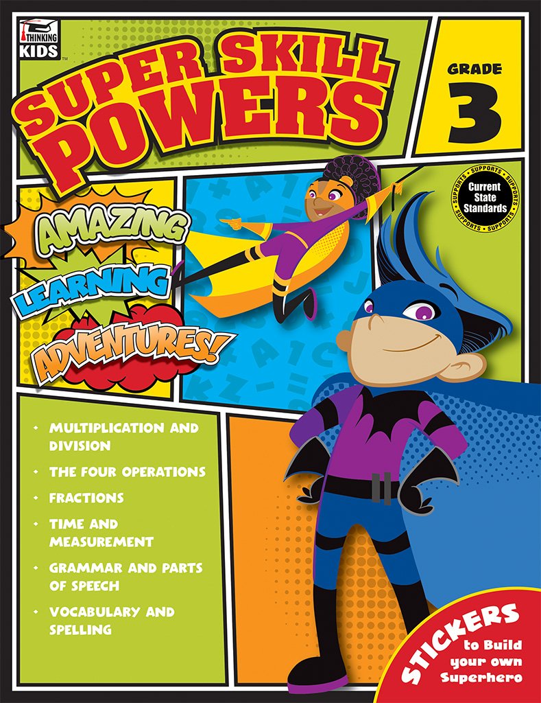 Super Skill Powers, Grade 3: Thinking Kids, Carson-Dellosa Publishing ...