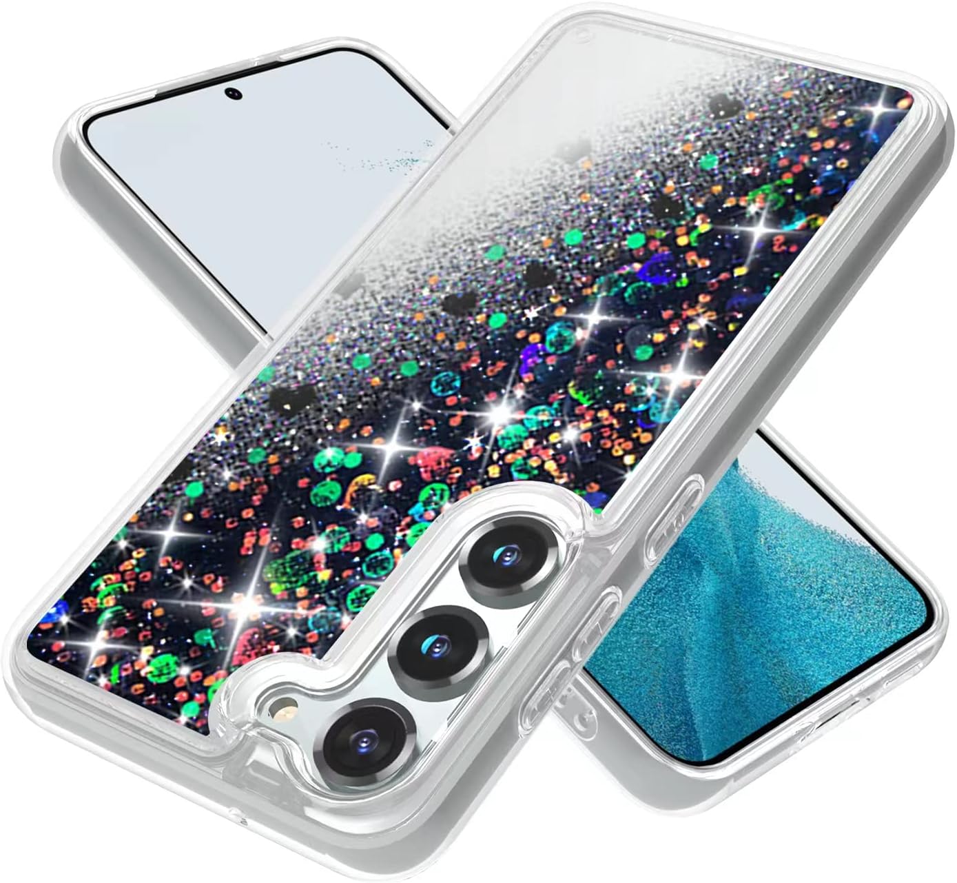 Amazon.com: Singolas for Samsung Galaxy S23+ Plus Case,Samsung S23 Plus Case Glitter Clear Cover ...