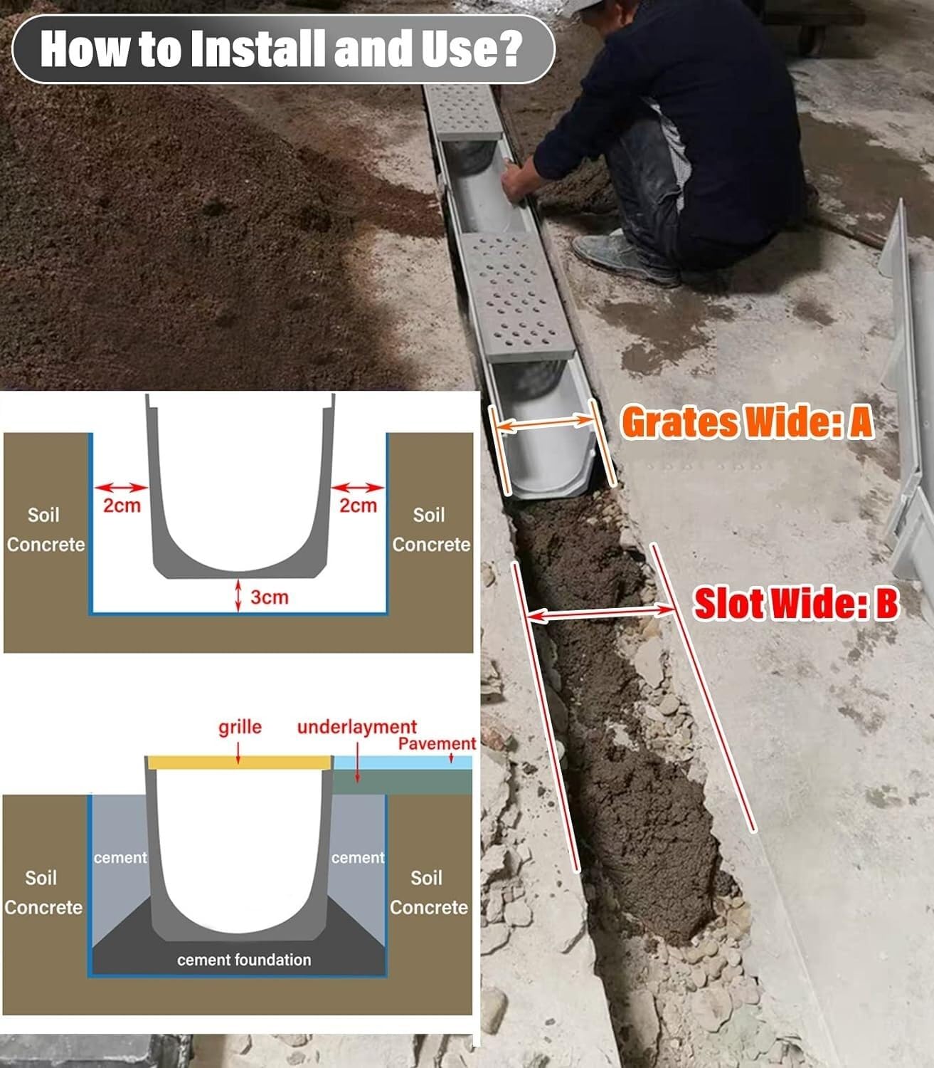 Curb And Gutter And Drain