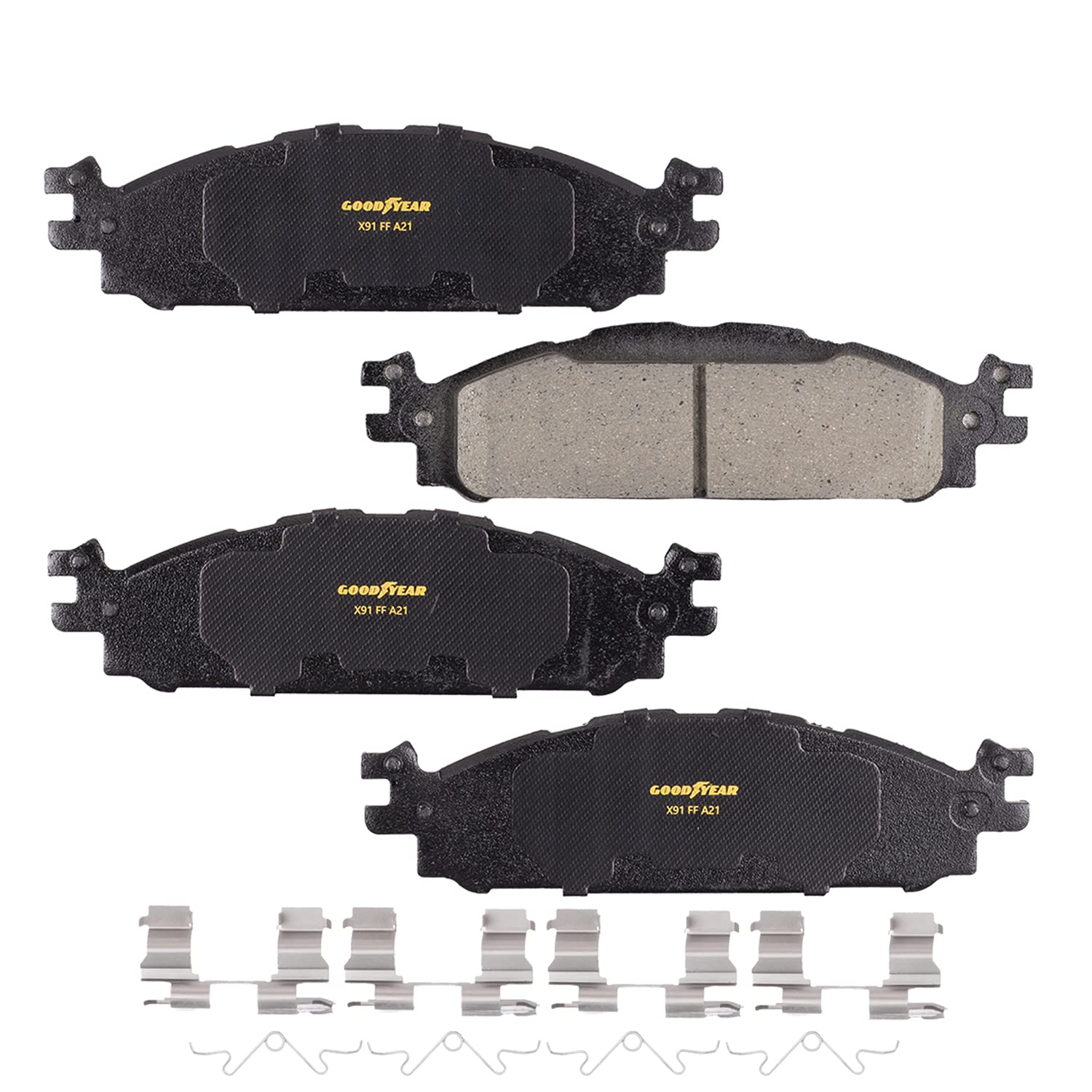 Goodyear Brakes PRK80878F | Front Premium Brake Kit with Pair (2) of ...