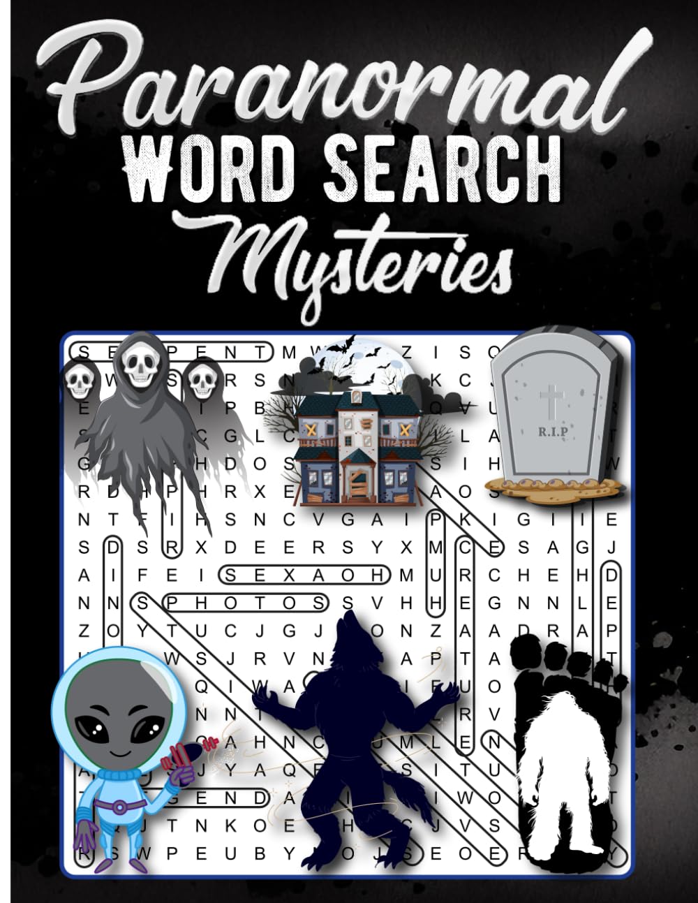 Paranormal Word Search Mysteries: Short Story & Related Puzzle: Books ...