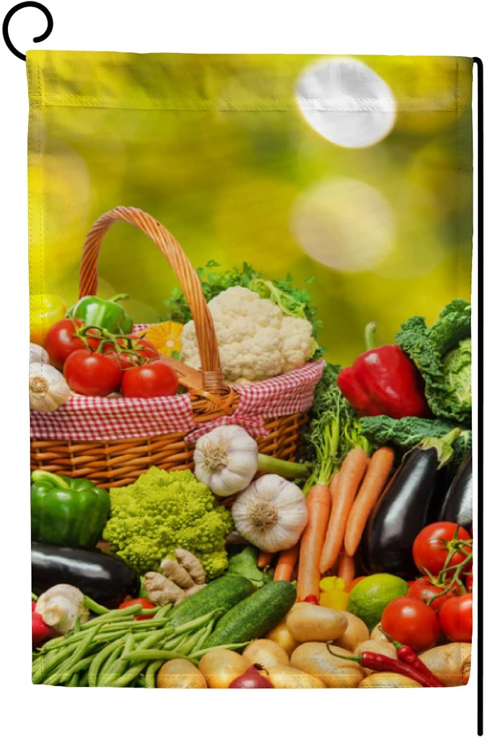 Amazon.com : Hapuxt Welcome Garden Flag Fresh Vegetables Fruits Summer ...