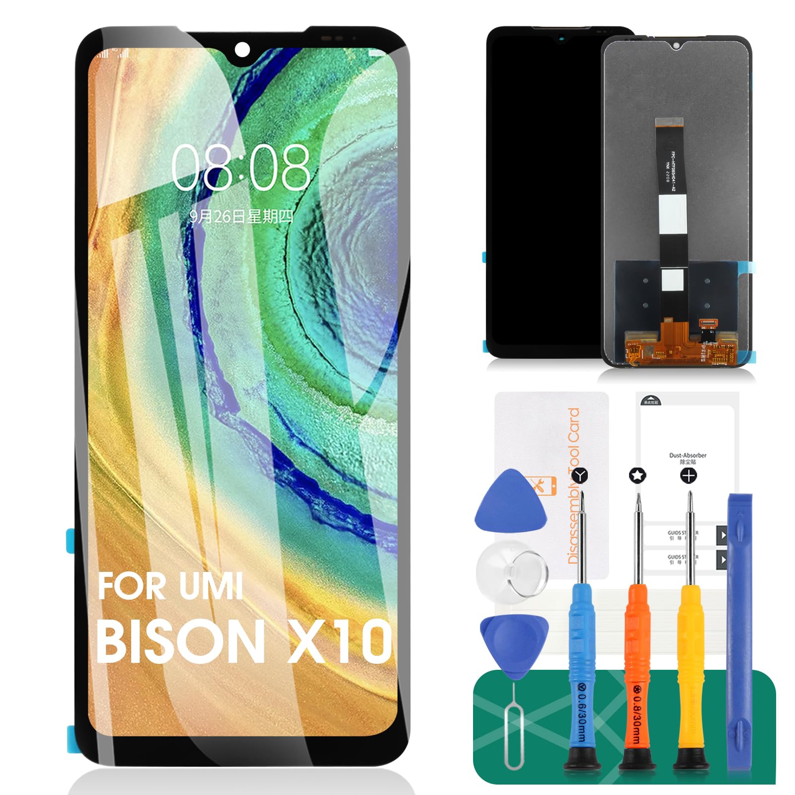 Amazon.com: for Umidigi Bison X10 LCD Digitizer Repair Kits for Umidigi Bison X10 Pro ...