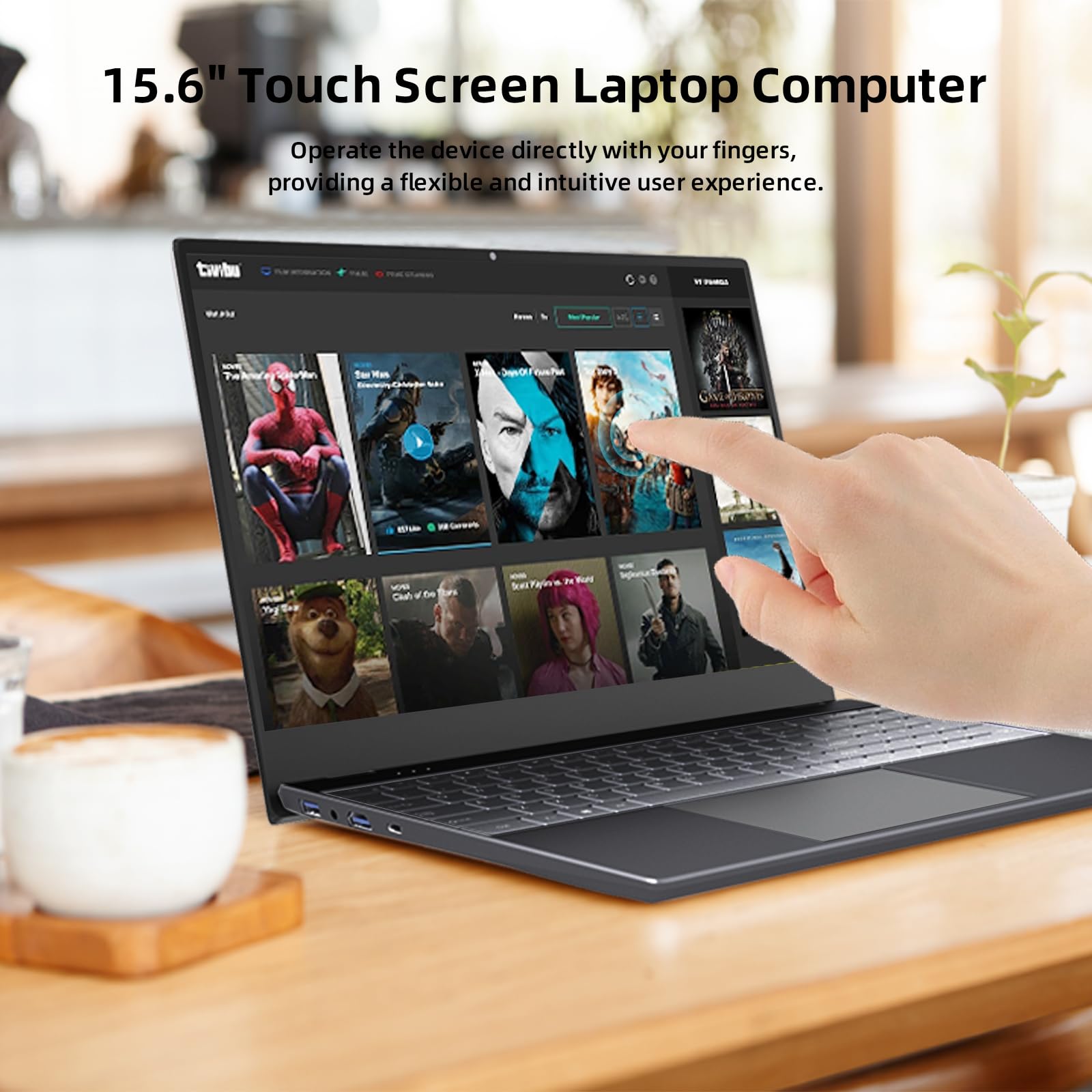 Snapklik.com : Morostron 15.6 Touch Screen Laptop Computer Windows 11 ...