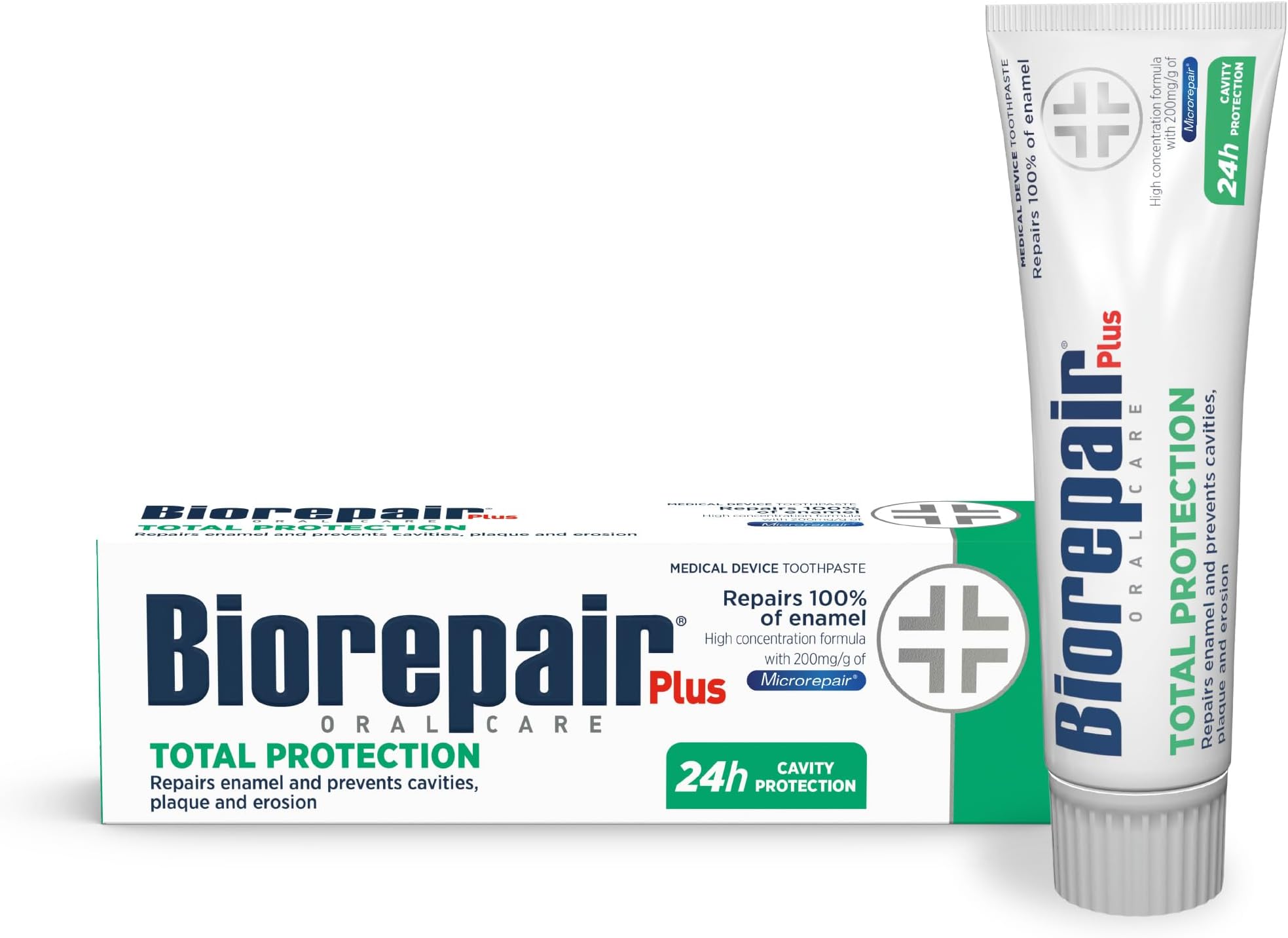 Amazon.com : Biorepair Set 2 Advanced Toothpastes 2.5 fl.oz 75ml Tubes ...