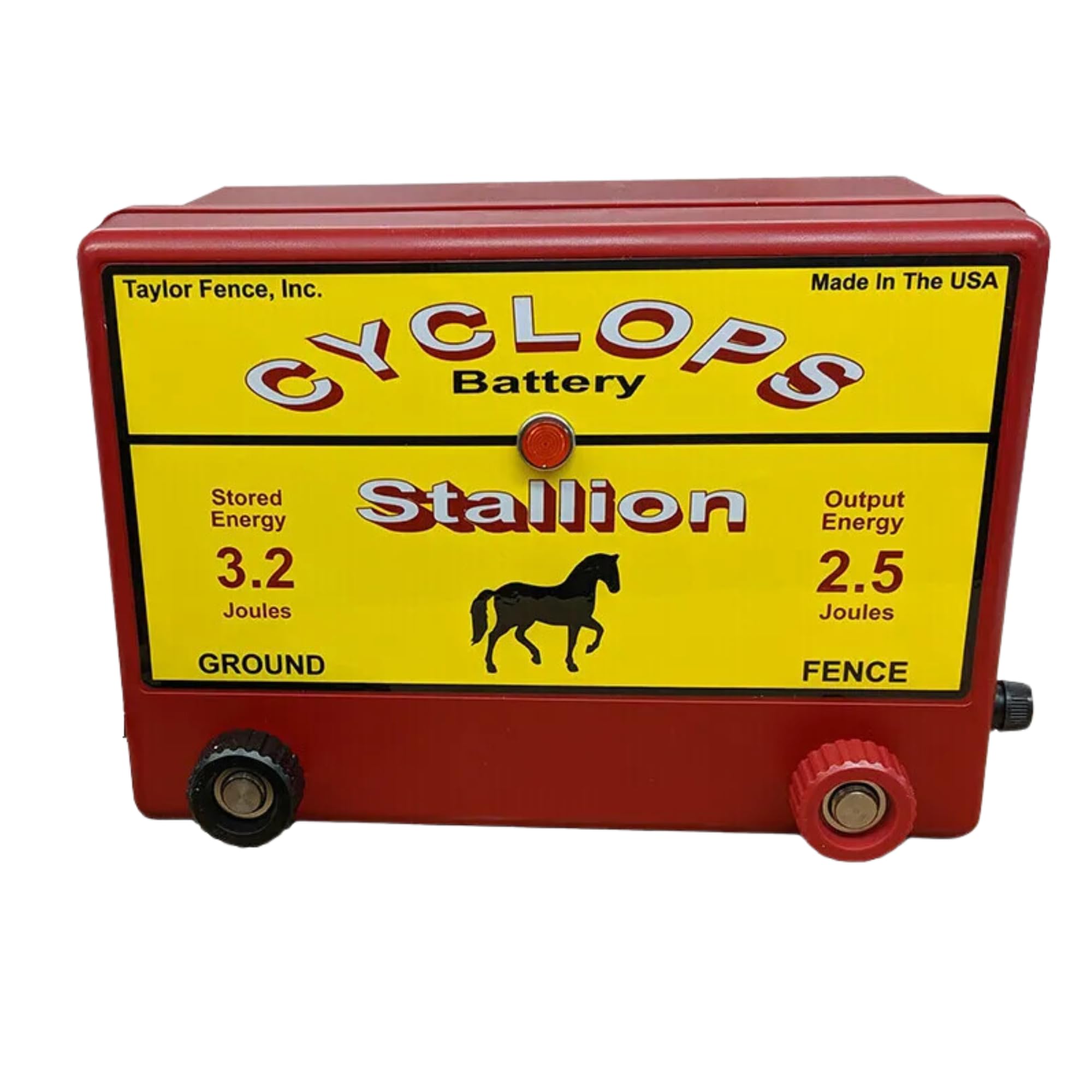 Amazon.com : Cyclops Stallion Battery - 2.5 Joule Fence Charger ...