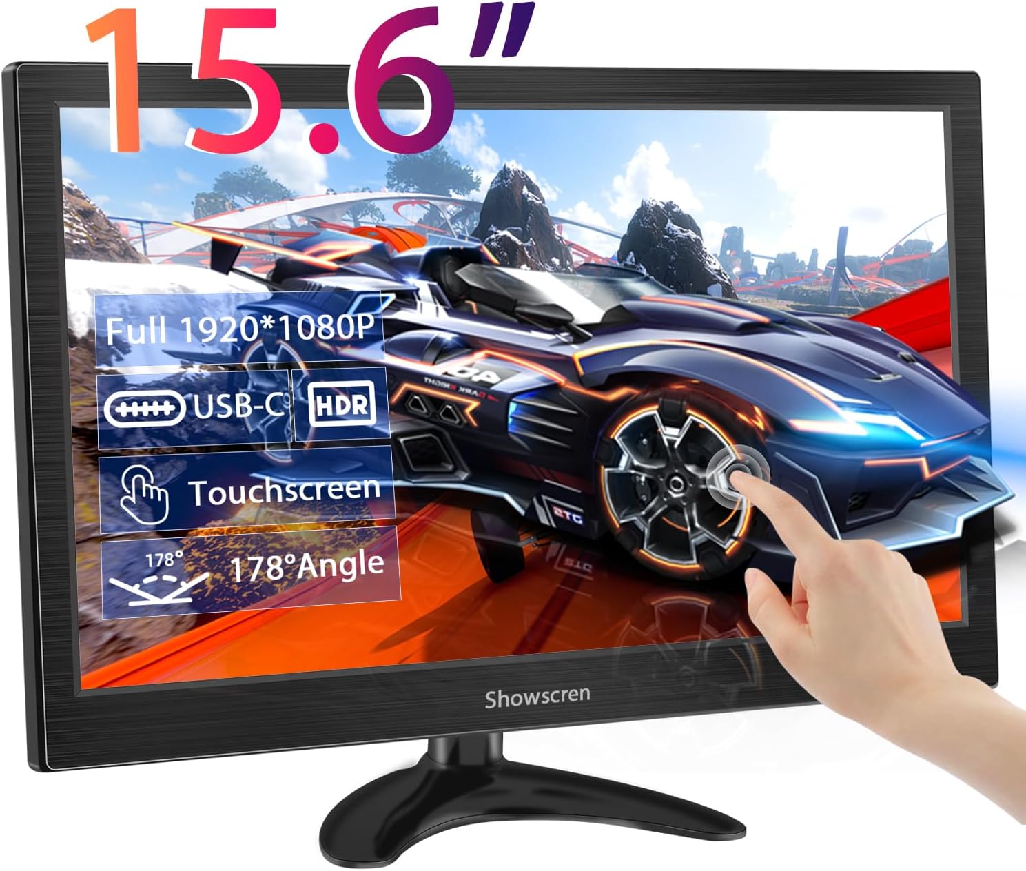 Amazon.com: Cocar 15 inch Touchscreen Monitor, LCD Touch Screen Monitor ...