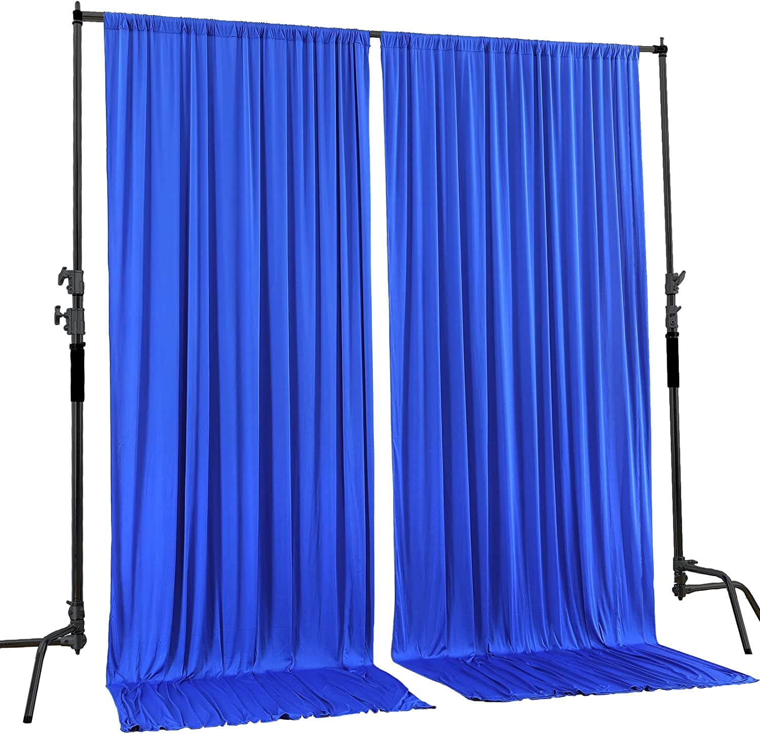 Boltove® Blue Wrinkle Free Decoration Backdrop Curtain Drapes Blue ...