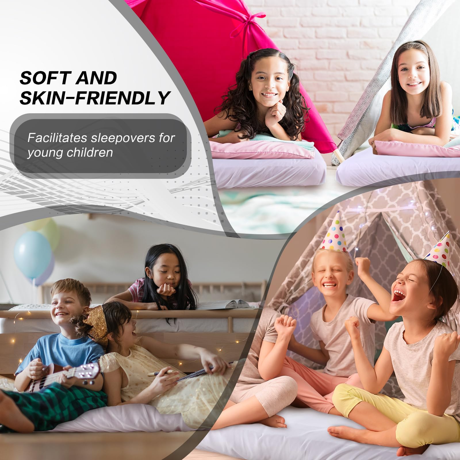 Breling Kids Inflatable Airbed Fitted Sheets Compatible with Intex Cozy ...