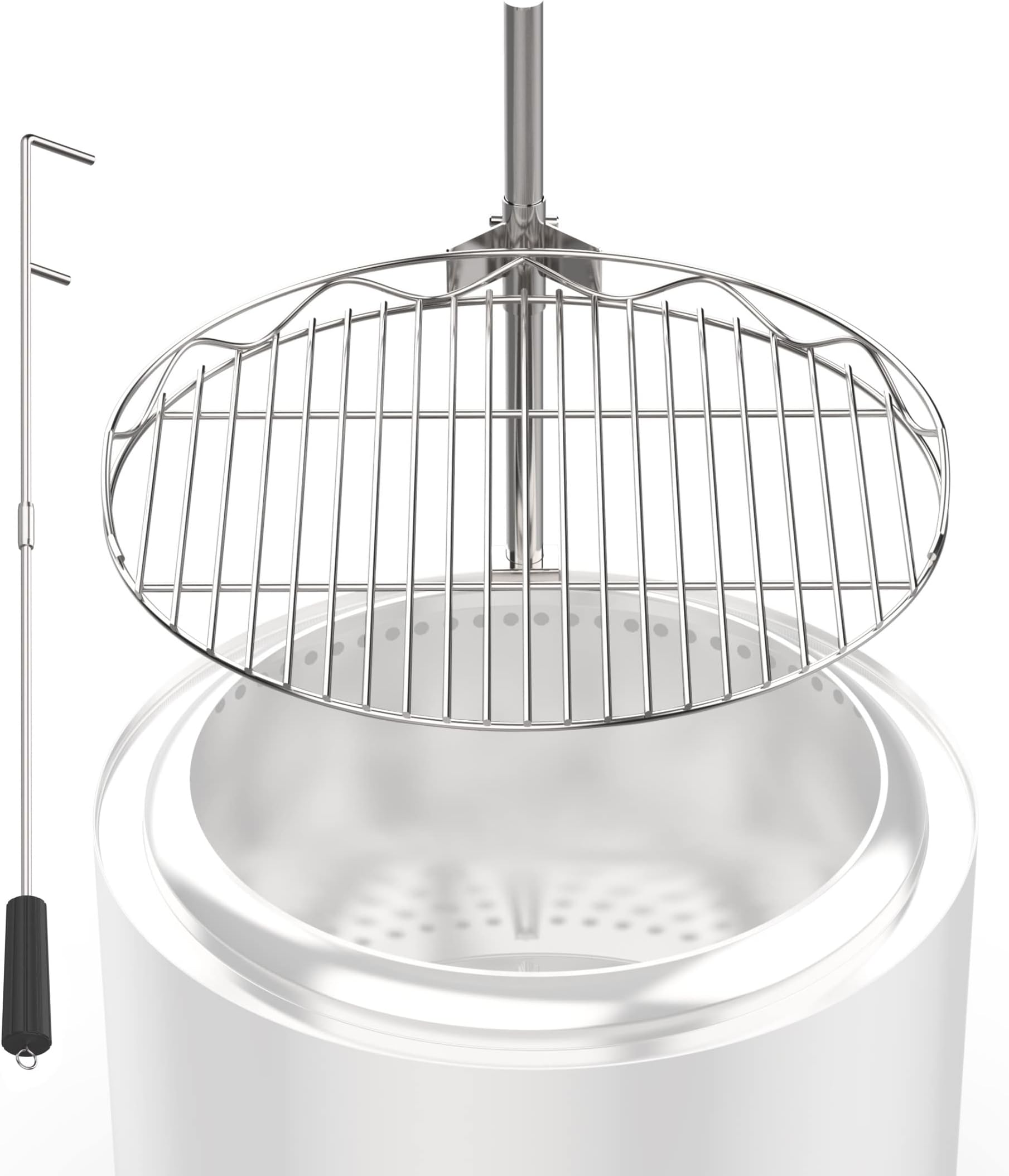 Amazon.com : WINTRON Detachable Fire Pit Cooking Grate Grill for Solo ...