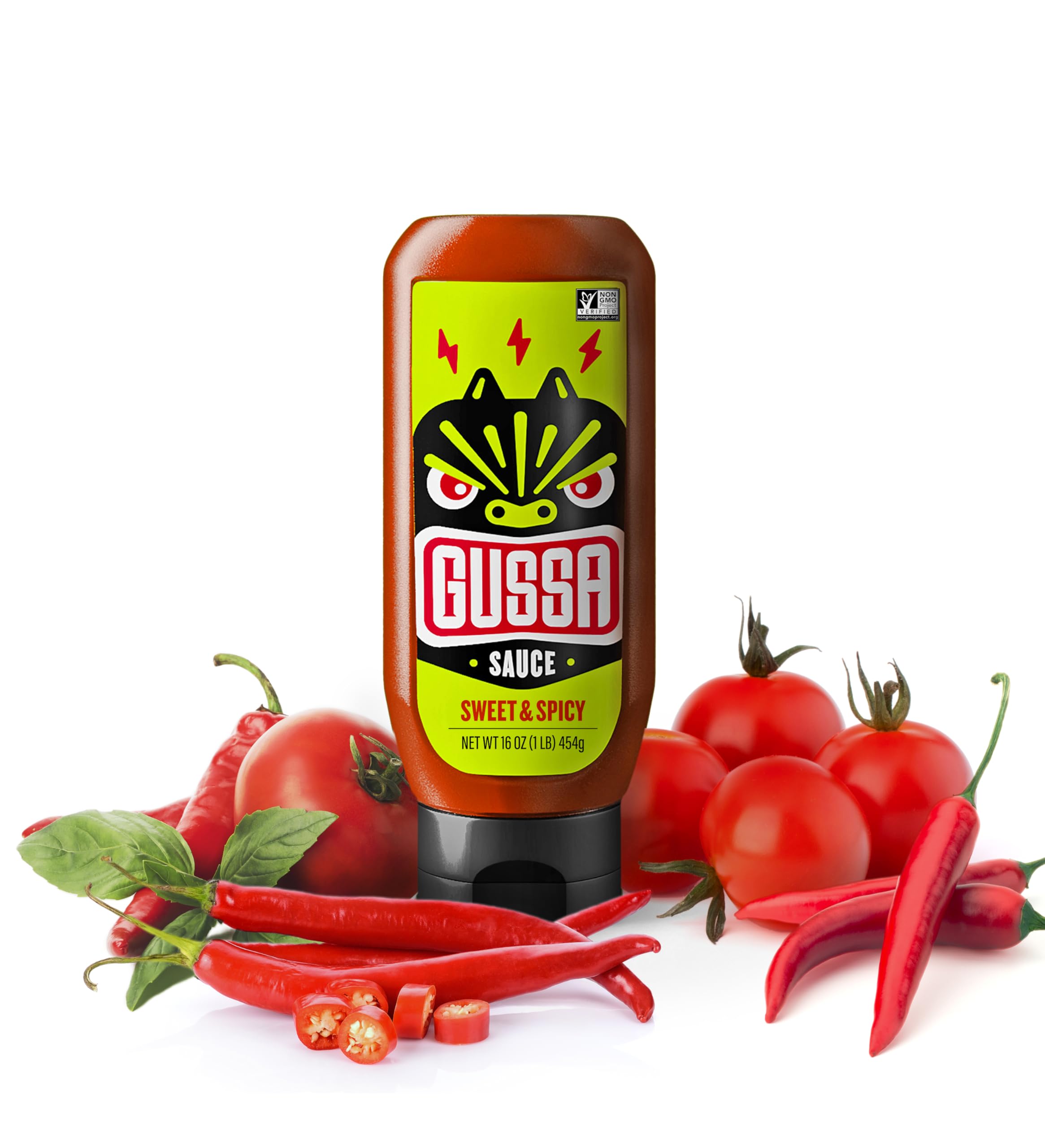 Amazon.com : GUSSA Sauce 16 oz - Sriracha Style Sweet & Spicy Sauce ...