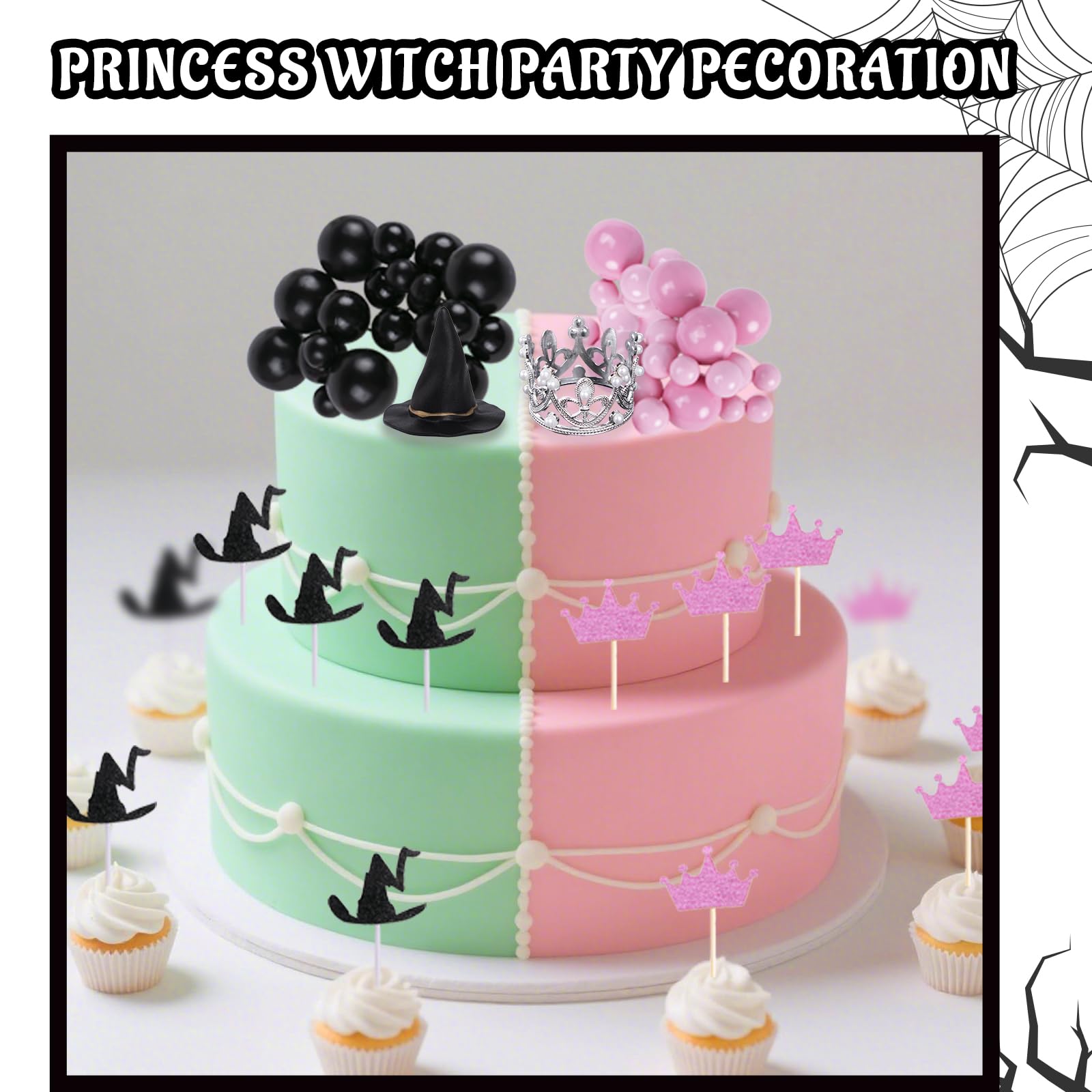 Simply Green Disney Wicked Musical Cupcake Rings - Glinda & Elphaba ...