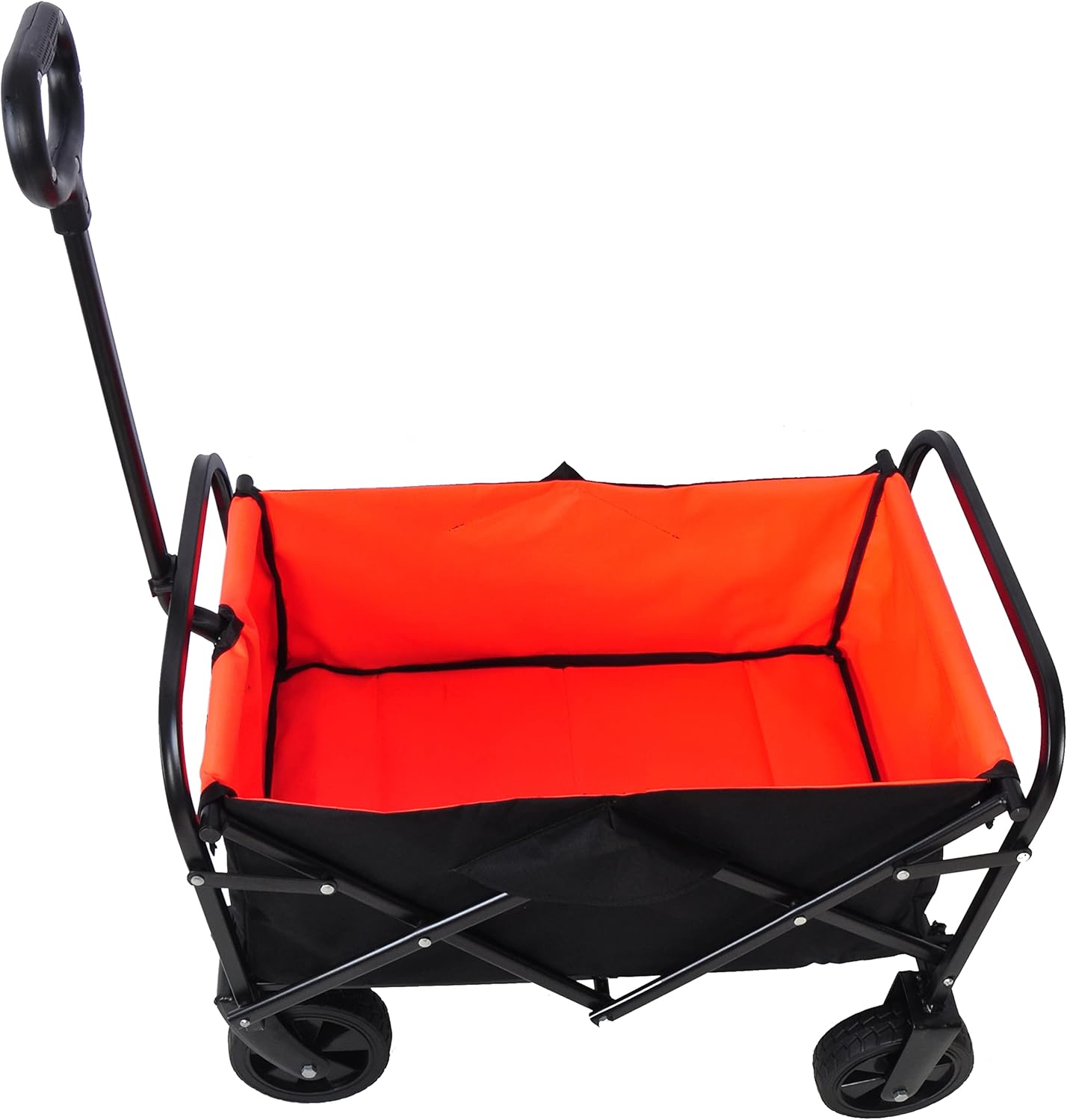 Amazon.com : PULLAFUN Collapsible Folding Utility Wagon Cart with ...