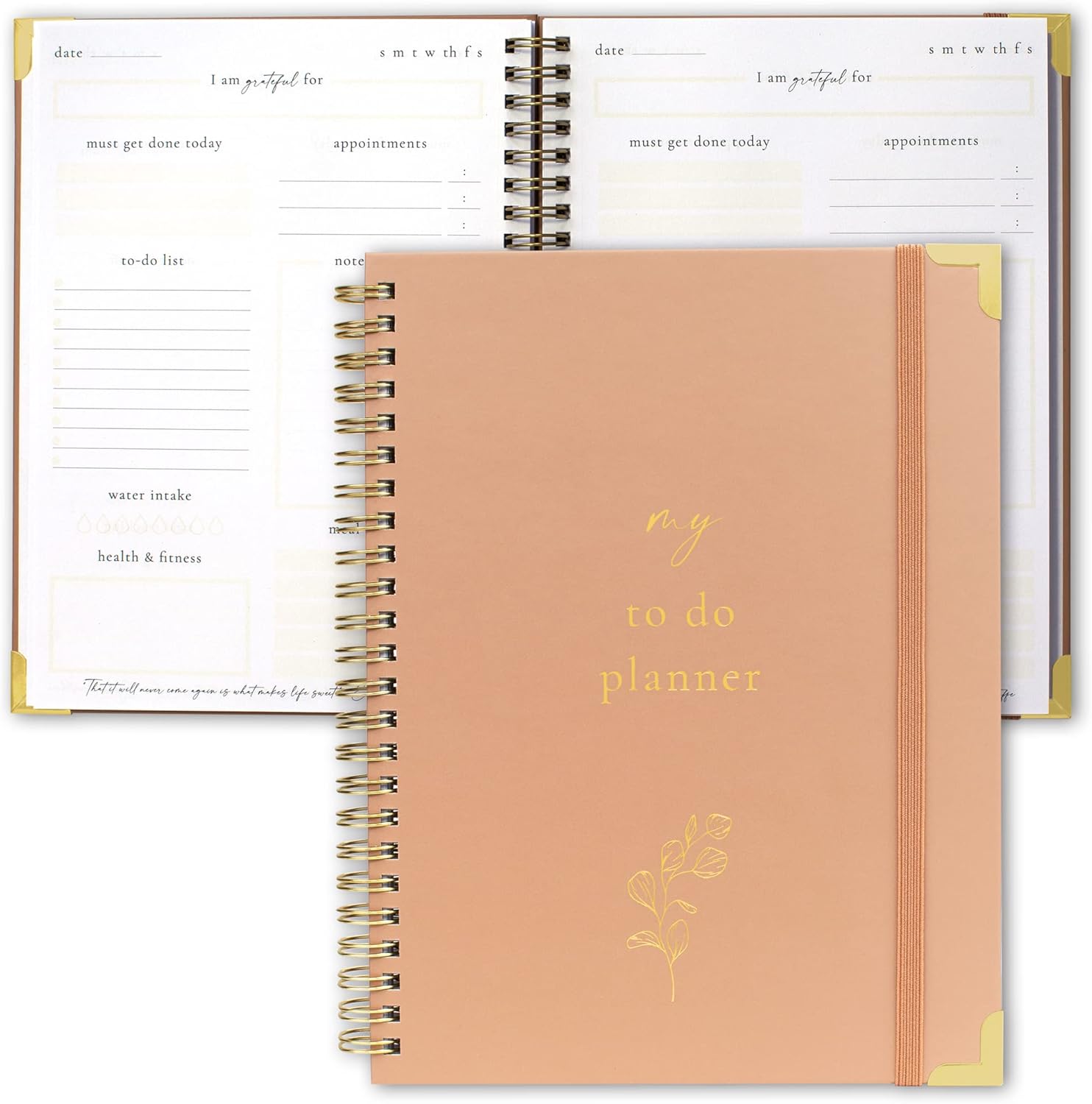 Amazon.com : ZICOTO Beautiful To Do List Notebook - Aesthetic Daily ...