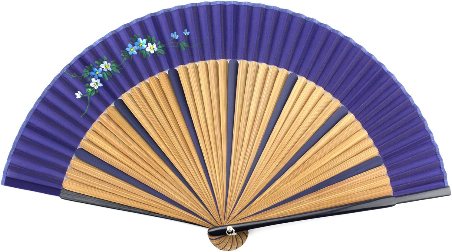 Amazon.com: Evolatree Perforated Woood Folding Fan - Hand Painted ...