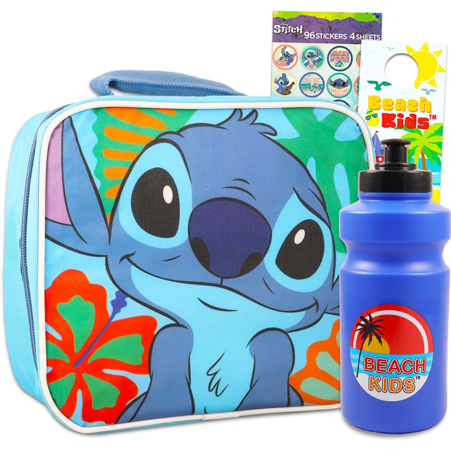 Amazon.com: Disney Lilo and Stitch Lunch Box for Girls Set - 4 Pc ...