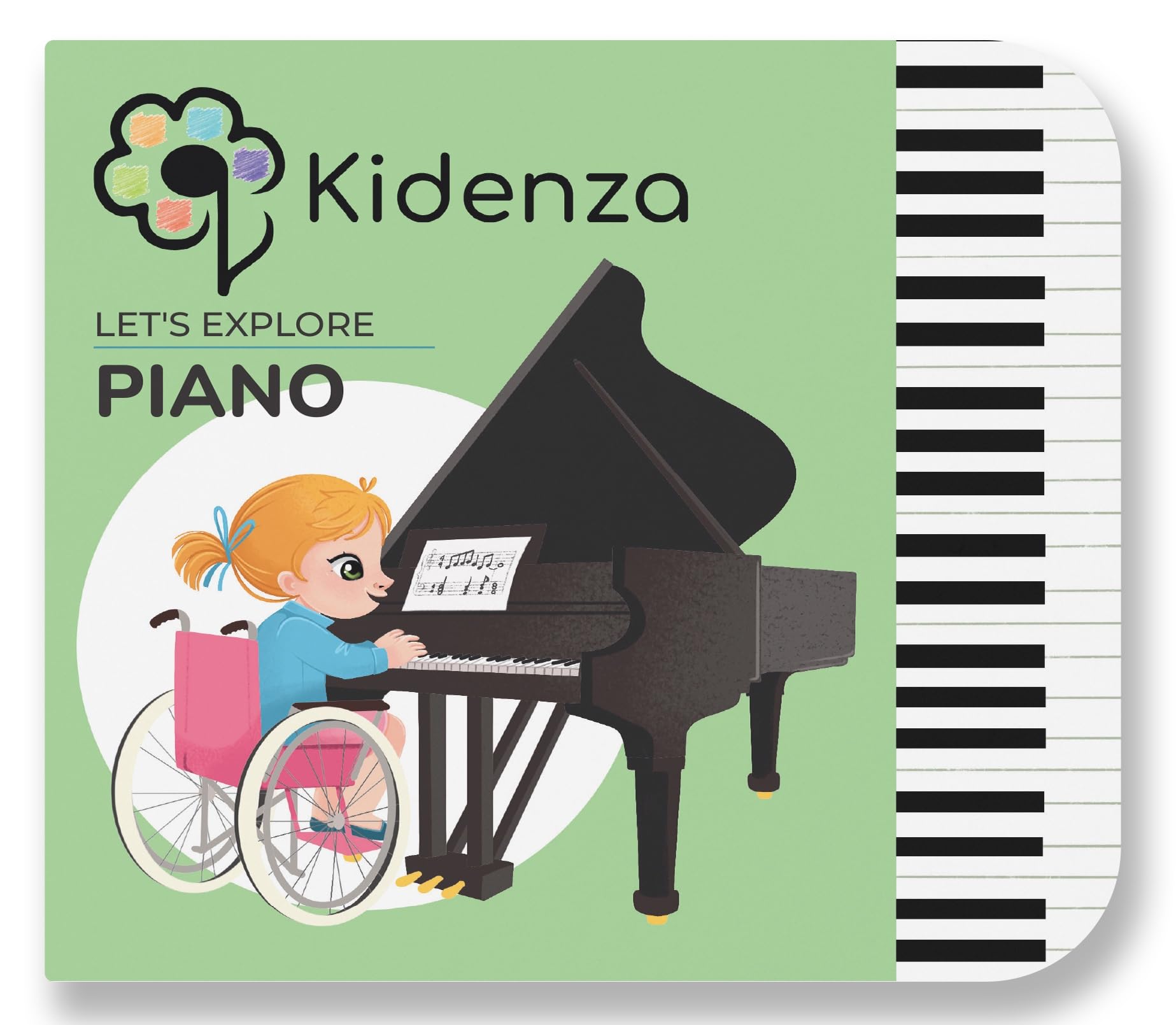 Kidenza Let's Explore Piano Board Book for Kids Ages 2-5, with Facts ...