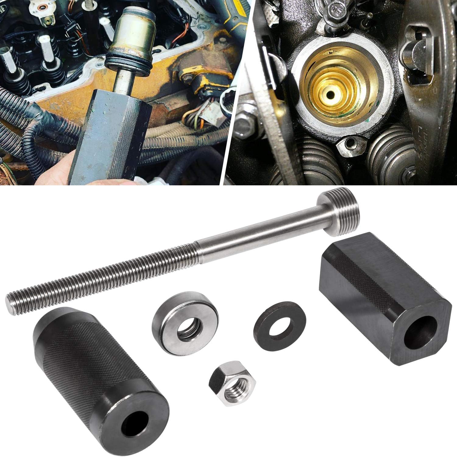 Amazon.com: OTC 5877 Injector Cup Removal/Installation Tool Set for ...