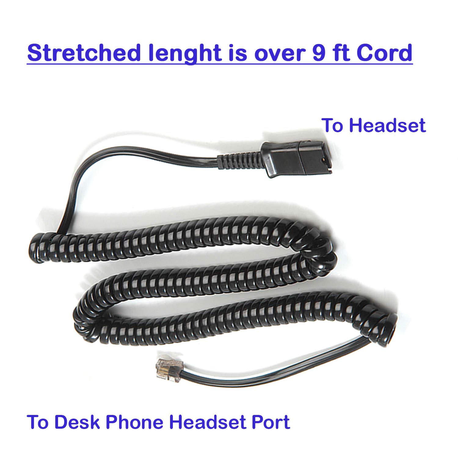 Phone Headsets For Office Phones Professional Call Center Headset RJ9 ...