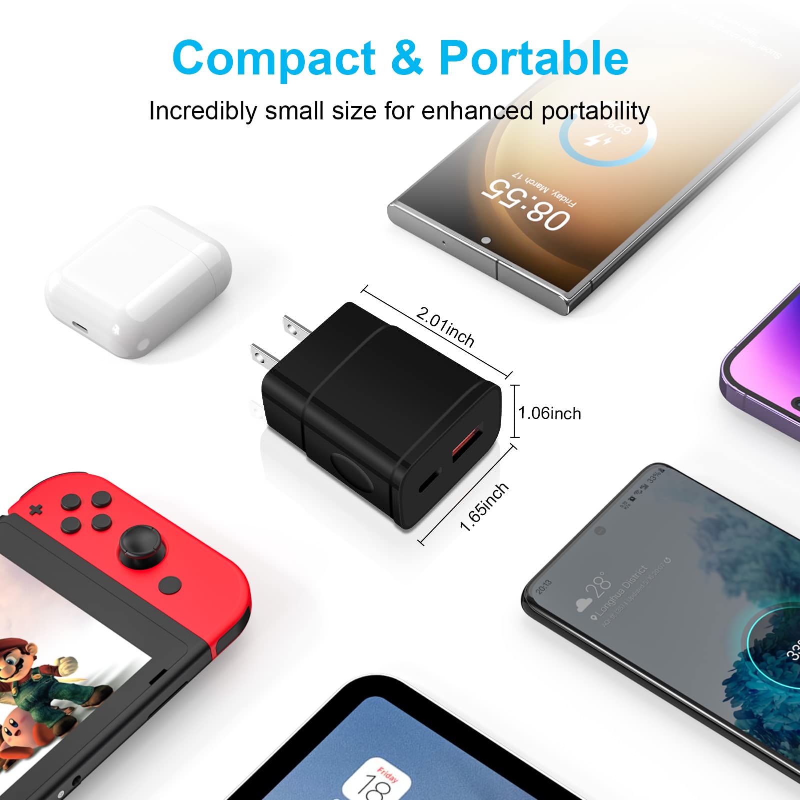 Snapklik.com : Samsung 25W Dual Port Super Fast Charger Box, Quick ...