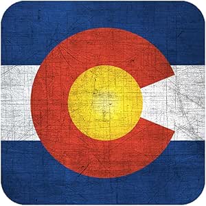 Amazon.com: Colorado Flag Bumper Sticker, Travel Vinyl Sticker ...