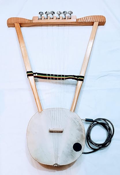 Ethiopian Traditional Musical Instruments Kirar With a port of Mic ...