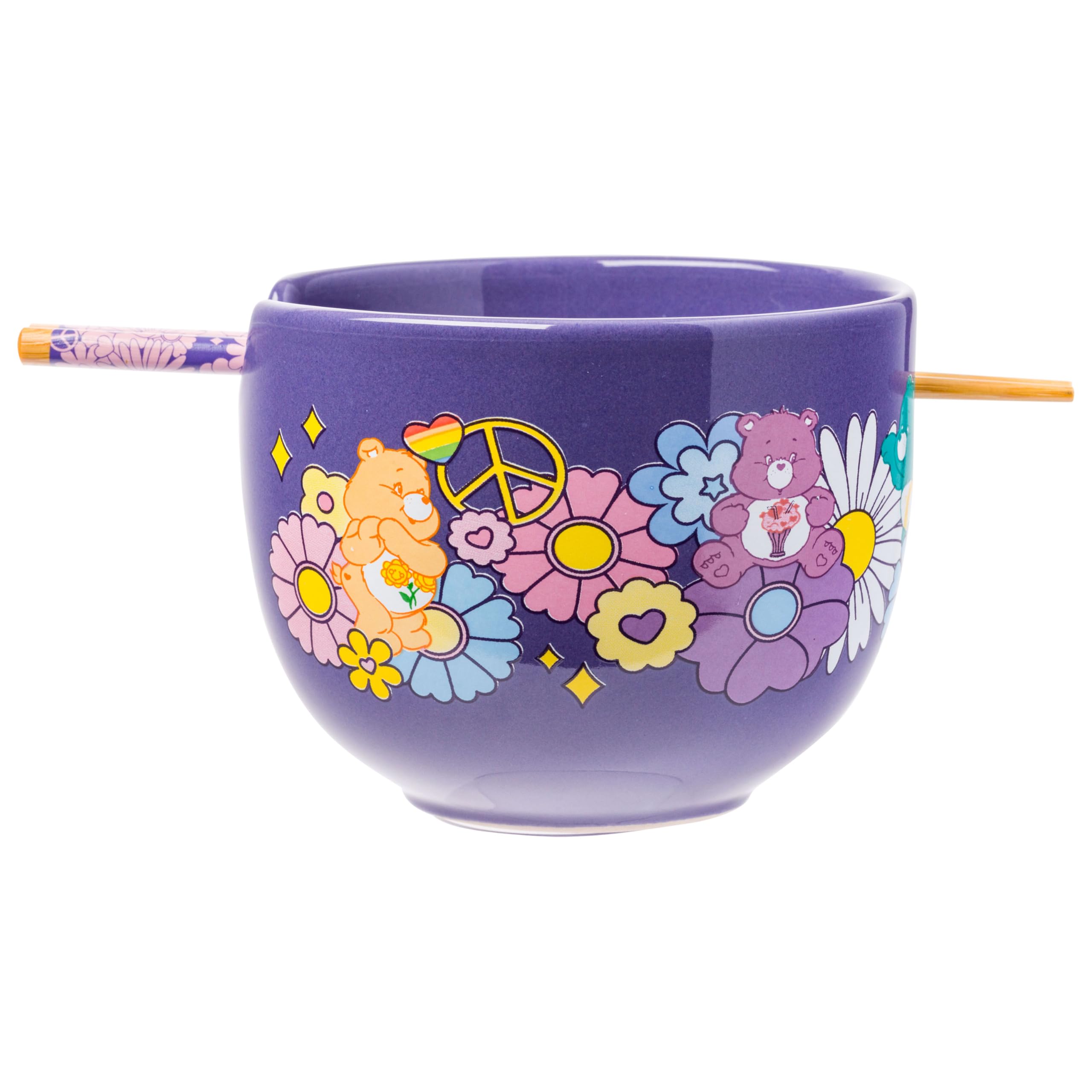 Amazon.com: Silver Buffalo Care Bears Flower Power Clouds Featuring ...