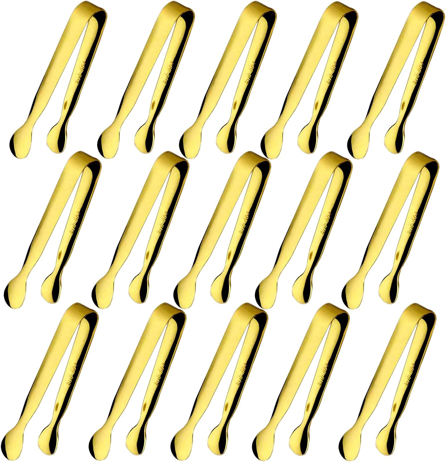 Amazon.com: MIDELONG Rose Gold Mini Serving Tongs, Small Sugar Tongs ...