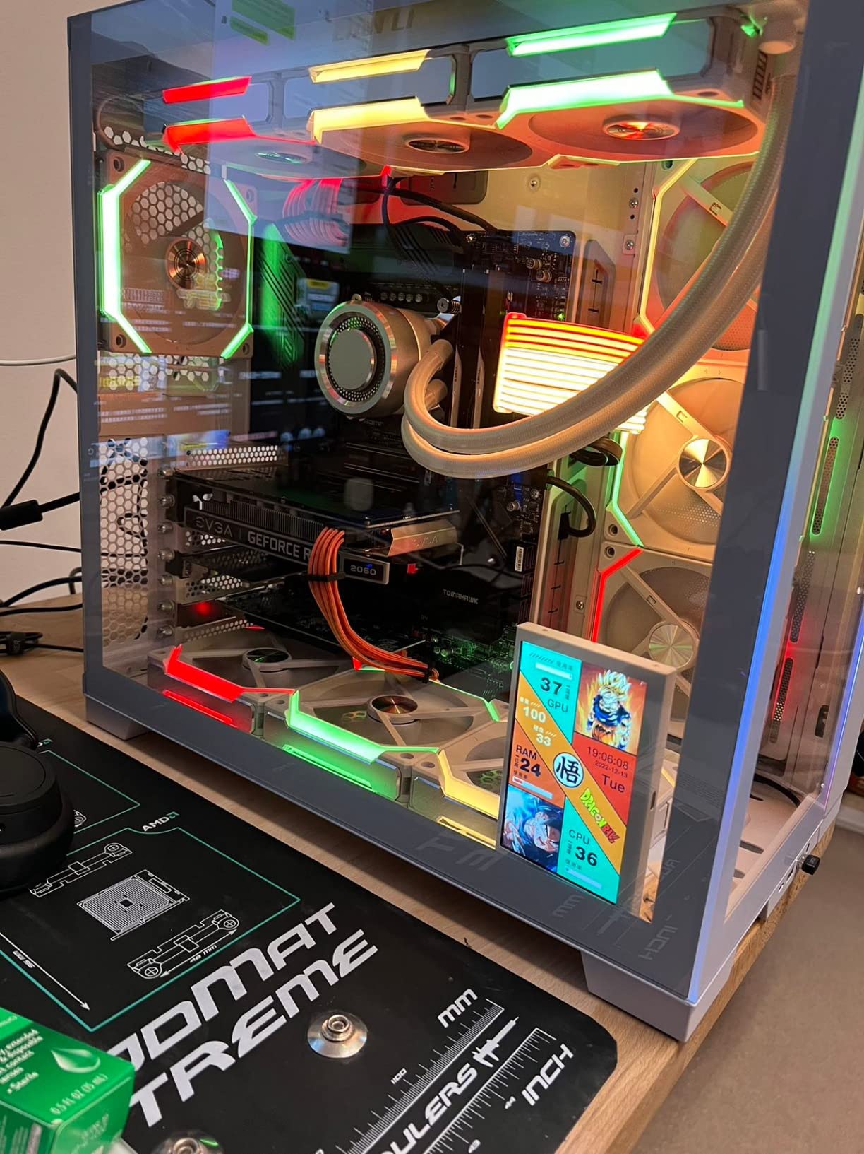 $12/mo - Finance WOWNOVA 5" Computer Temp Monitor (Dynamic Theme ...