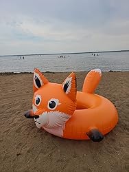 FLOAT-EH Fox Pool Float for Adults - Beach Floats are Thick, Durable ...