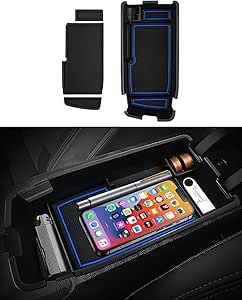 Center Console Organizer with Anti-Slip Mats for Chevrolet/Chevy Bolt ...