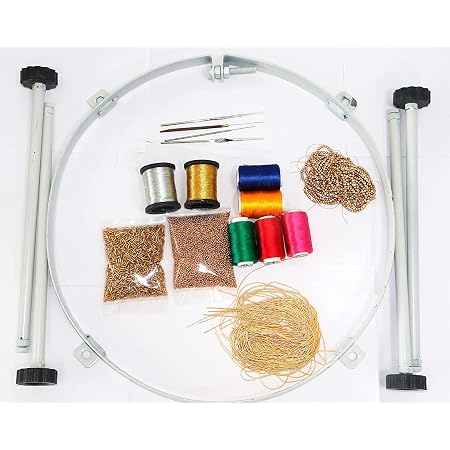 Bloom Fashions™ Aari Work Beginners Kit - with 18 Inch Aari Stand, Aari ...