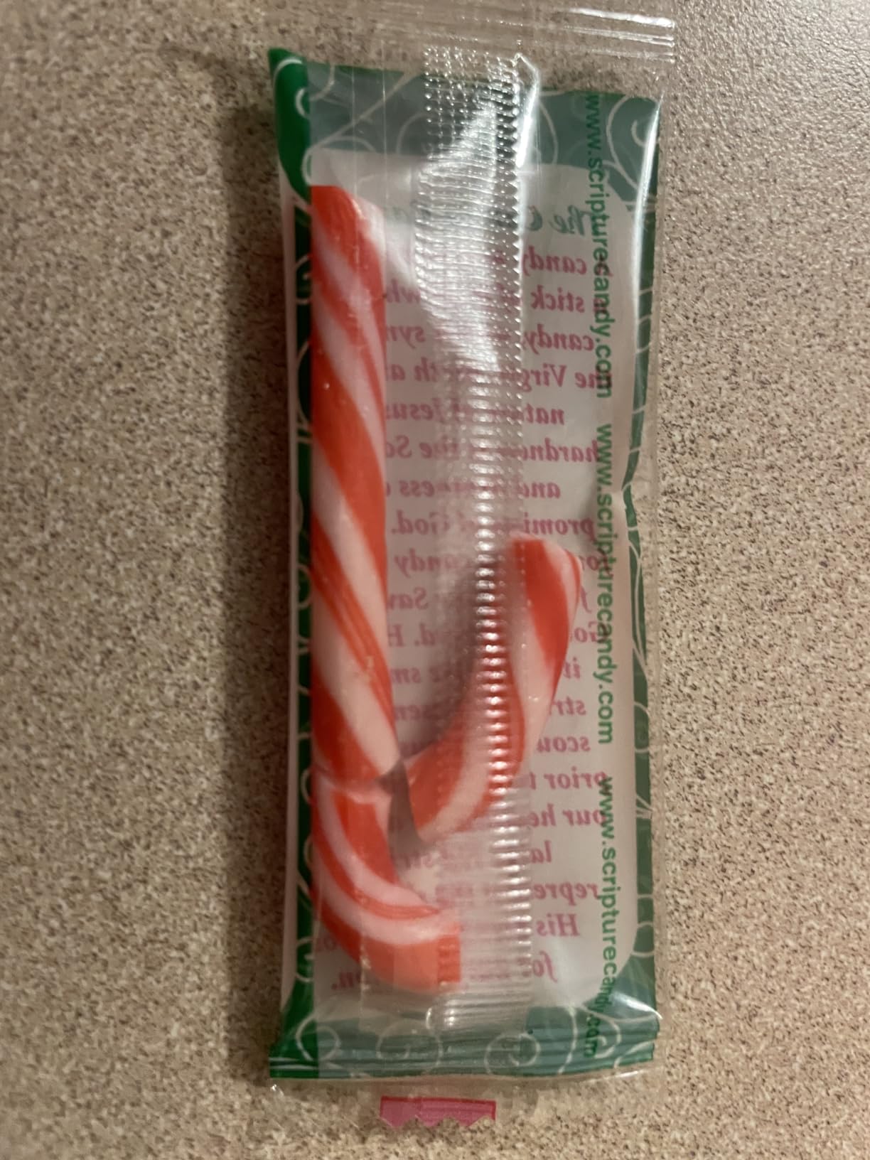 Amazon.com: Scripture Candy, Mini Christmas Candy Canes Featuring The ...