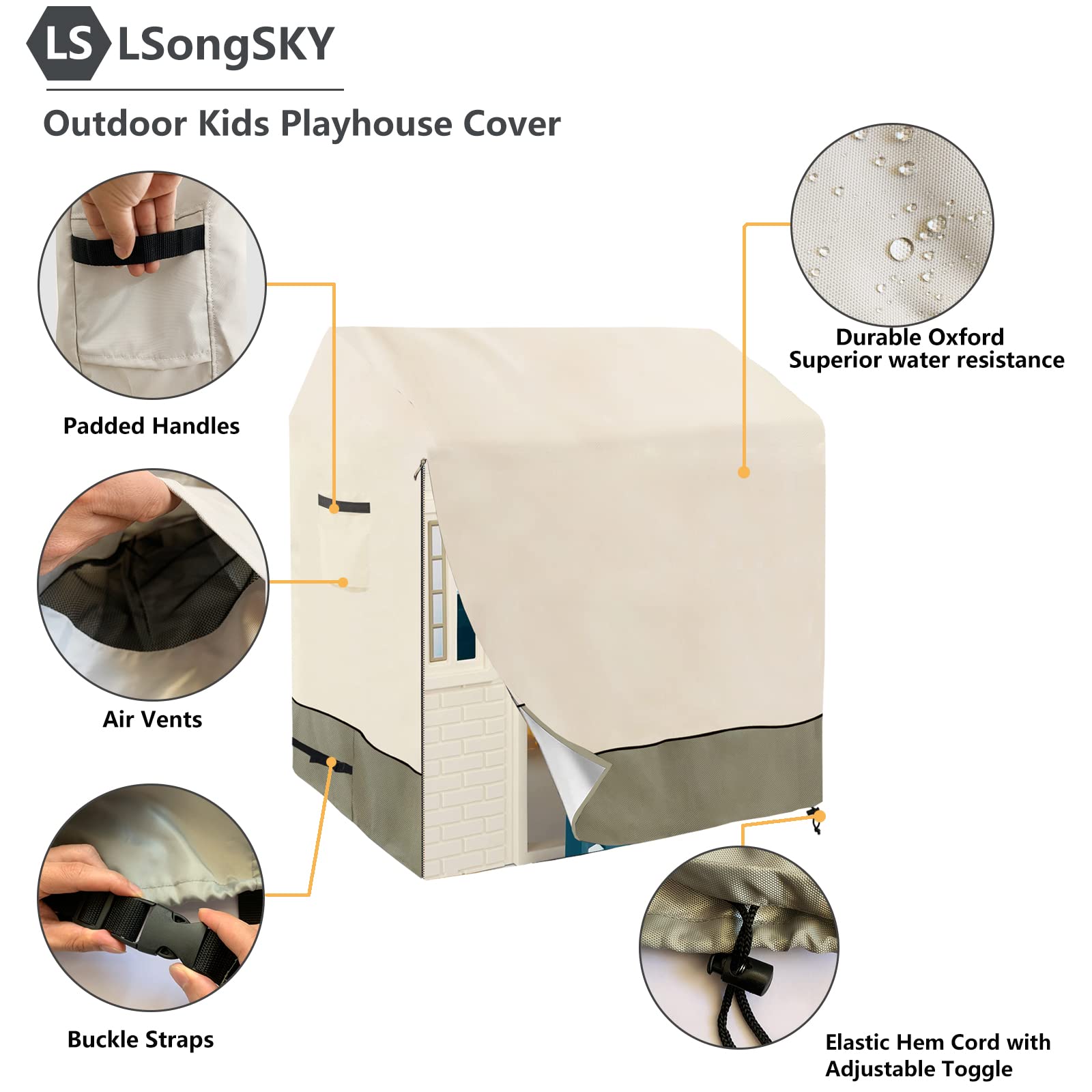 Snapklik.com : Outdoor Kids Playhouse Cover,Waterproof Cover Kids ...