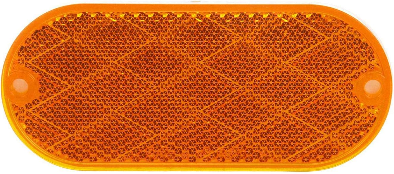 Amazon.com: Truck-Lite 98001Y Yellow Reflector (Oval, Yellow, Reflector ...