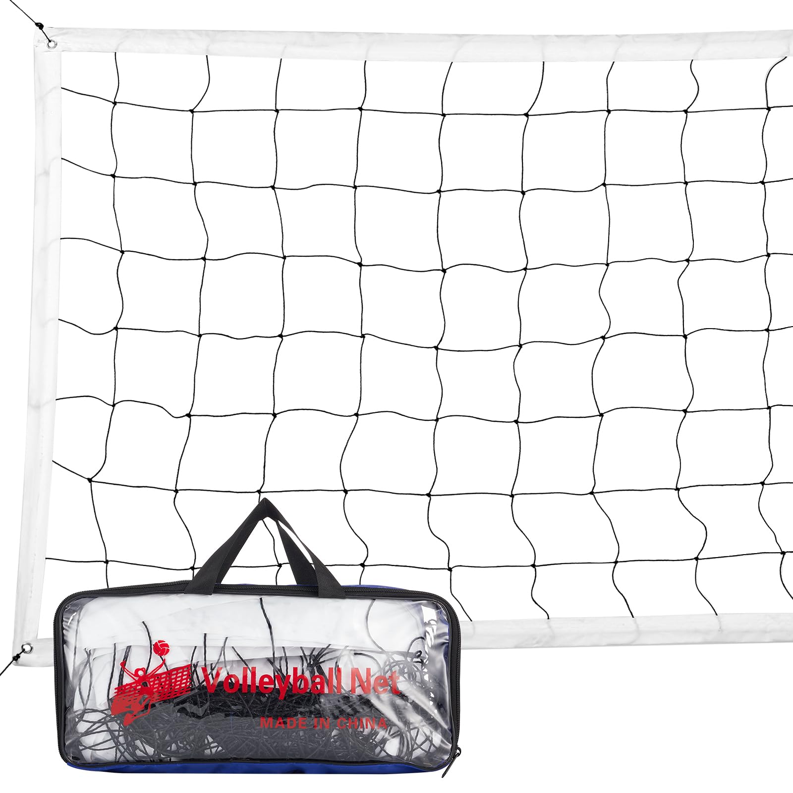YOMYM Red de Voleibol, Red de Voleibol portatil, 32 pies x 3pies ...