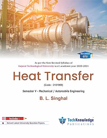 Buy Heat Transfer For GTU B.E. Mechanical & Automobile Engineering Sem ...