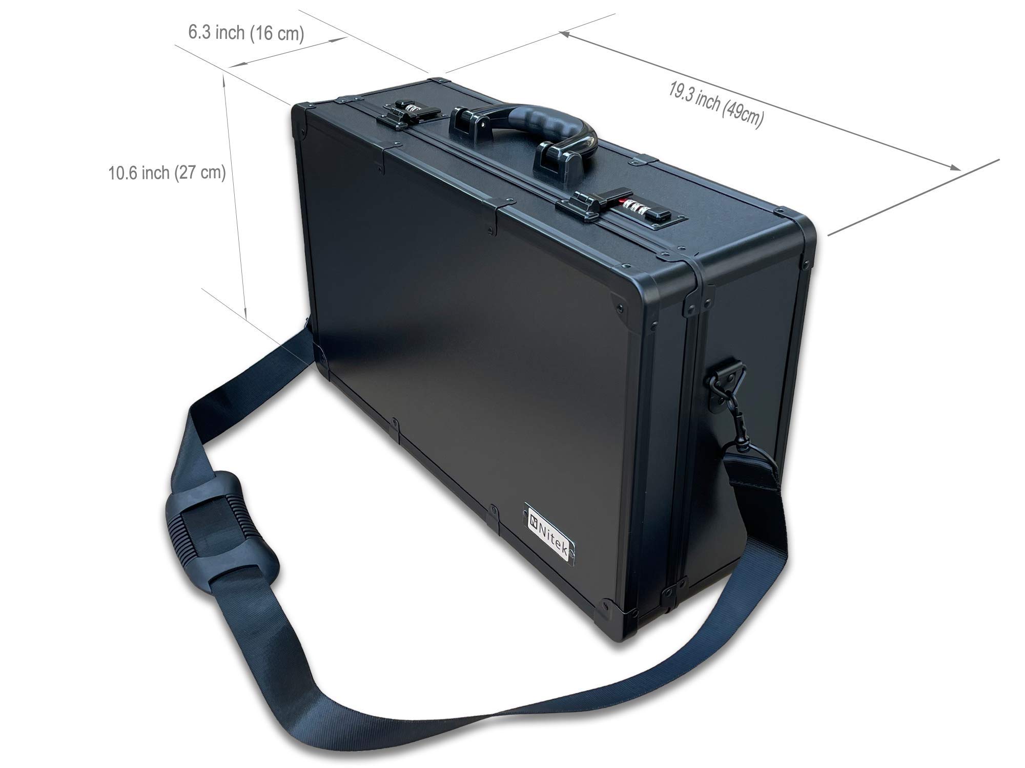 Big space barber box double layer barber case black color……